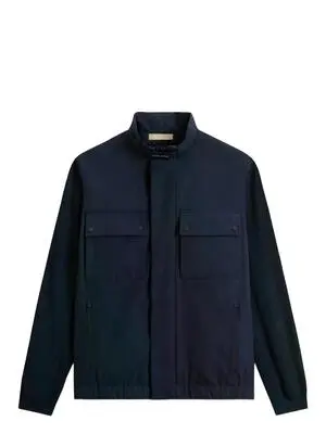 Woolrich Two Layers Hybrid Flap-pocket Jacket - Blue
