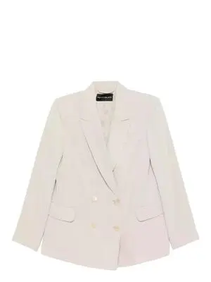 PENNYBLACK Double-breasted Pocket Jacket - Neutrals