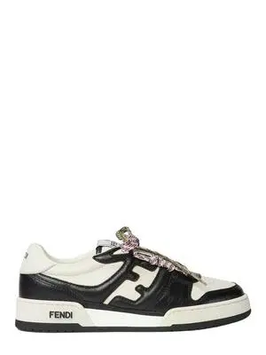 Fendi Match Logo-detail Sneakers - Black