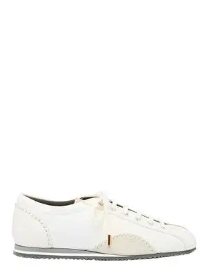 WALES BONNER Paris Lace-up Sneakers - Neutrals