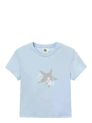 B+AB Star Graphic T-shirt - Blue