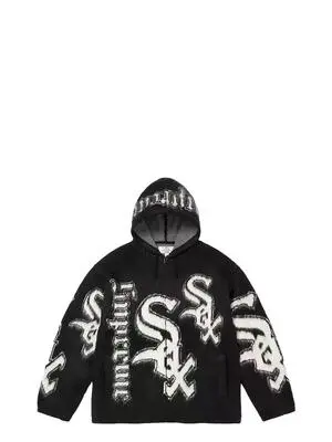 Supreme X Chicago White Sox Zip-up Hoodie - Black