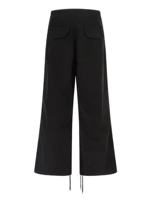 ENTIRE STUDIOS Barren Trousers With Drawstring Hem - Black