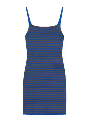 Gimaguas Camu Striped Mini Dress Blue