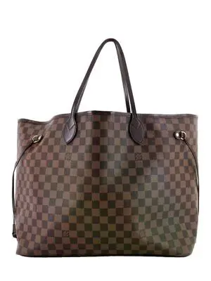 LOUIS VUITTON Damier Gm Tote Bag - Brown