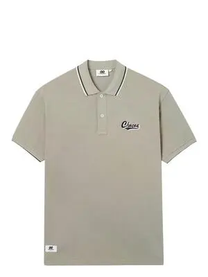 CHOCOOLATE Logo Trim Polo Shirt - Neutrals
