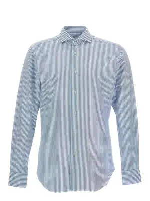 XACUS Striped Shirt - Blue