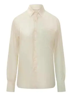 LE SULLY STUDIO Front-pocket Shirt - Neutrals