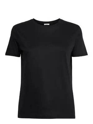 JOSEPH Organic Cotton Livia T-shirt - Black