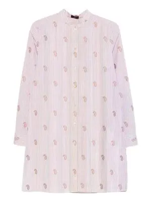 Etro Paisley Stripe Shirt - White