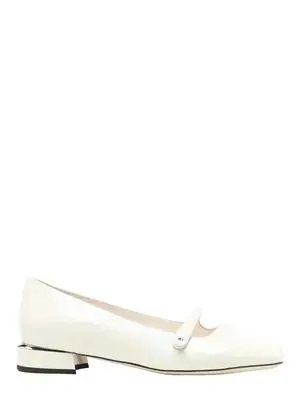 JIMMY CHOO Elisa Ballet Flats - Neutrals