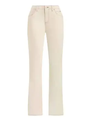 MANIÈRE DE VOIR Maniere De Voir Abbie Contrast-Stitch Bootcut Jeans