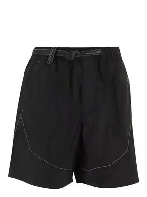 AND WANDER Belted Shorts - Black