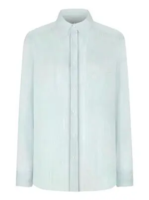 BLAZÉ MILANO Pinstripe Shirt - Blue
