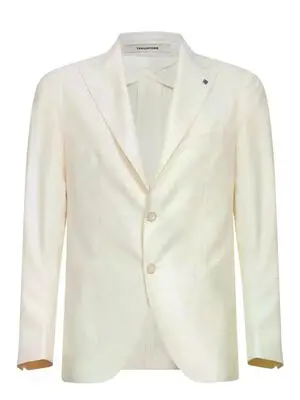 Tagliatore Peak Lapel Two-button Blazer - Neutrals