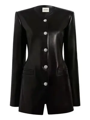Khaite Naran Button Jacket - Black