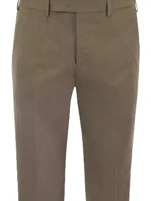 PT TORINO Textured Trousers - Brown