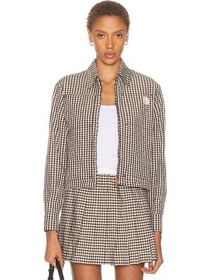 Moncler Gingham Top Light Beige