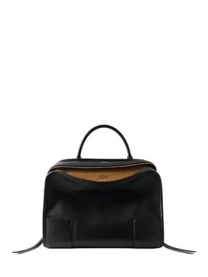 Loewe Amazona 180 Large Leather Shoulder Bag - Black