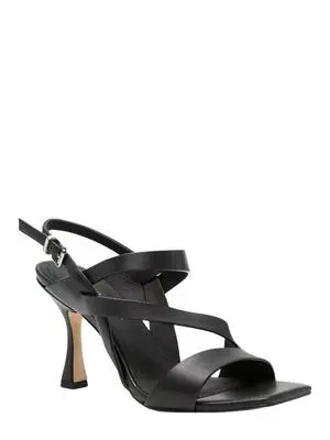 BRUNO PREMI Margot Strappy Leather Sandals - Black
