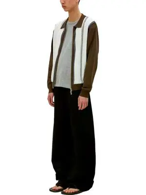 COOR COOR Belt-Loop Buttoned Trousers In Black
