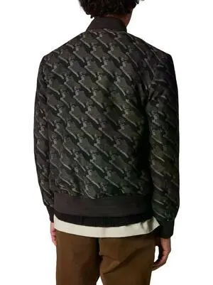 PAUL SMITH Paul Smith Rabbit-Patterned Zip Bomber Jacket