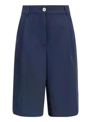 CRUNA Cruna Pleated Buttoned Shorts