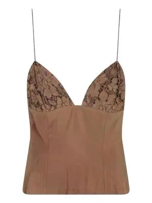 FEDERICA TOSI Federica Tosi Lace Detail Vest