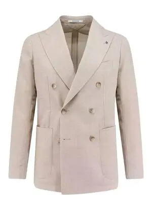 Tagliatore Double-breasted Herringbone Blazer - Neutrals