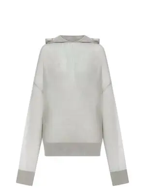Rick Owens Cashmere Hoodie - Grey