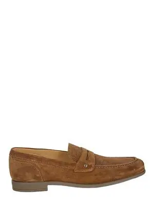 BALDININI Suede Slip-on Loafers - Brown