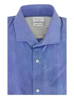 Brunello Cucinelli Button-front Shirt - Blue
