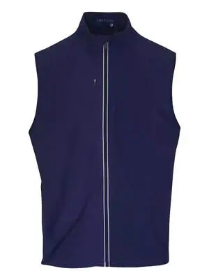 Greyson Zip Sleeveless Gilet - Blue