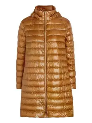 Herno Hooded Padded Coat - Brown