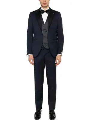 LUIGI BIANCHI MANTOVA Button Suit - Blue