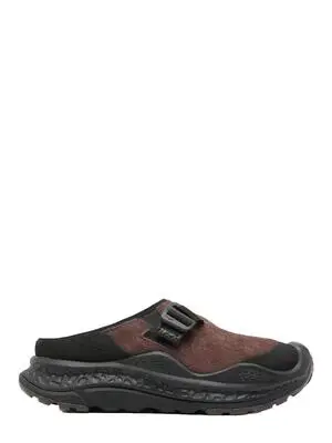 HOKA® Ora Primo Ext Buckle Suede Mules Brown