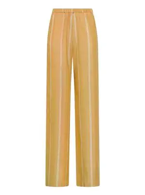 CRUNA Striped Trousers - Orange