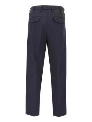 MYTHS Pleat Loop Trousers - Blue
