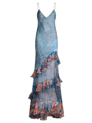 Etro Silk Maxi Dress - Multi