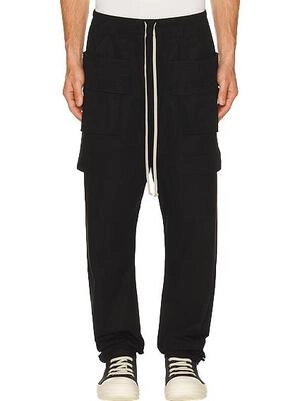 Rick Owens Creatch Cargo Drawstring - Black