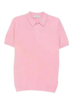 John Smedley Roth Polo Shirt - Pink
