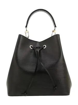 LOUIS VUITTON 2020 Néonoé Leather Bucket Bag - Black