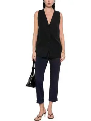 TELERIA ZED Alessia Cuffed Trousers - Blue