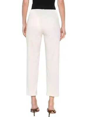TELERIA ZED Alessia Turn-up Trousers - Neutrals