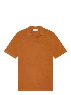 LES DEUX Emmanuel Polo Shirt - Orange
