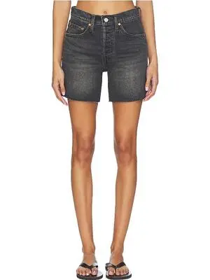 LEVI'S 501 Mid Thigh Denim Shorts - Black