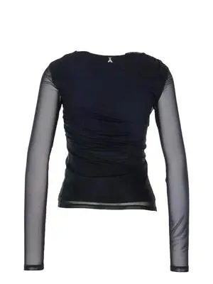 Patrizia Pepe Long-sleeved T-shirt - Black