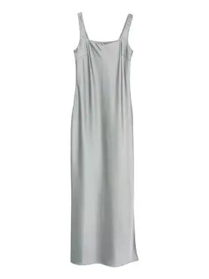 MANUEL RITZ Square-neck Maxi Dress - Grey
