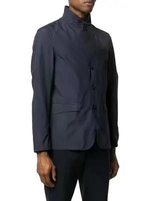 Herno Tailored Rain Jacket - Blue