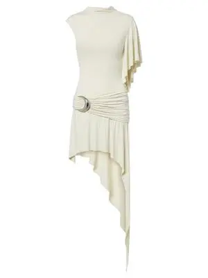 DE LA VALI Titan Jersey Minidress - Green